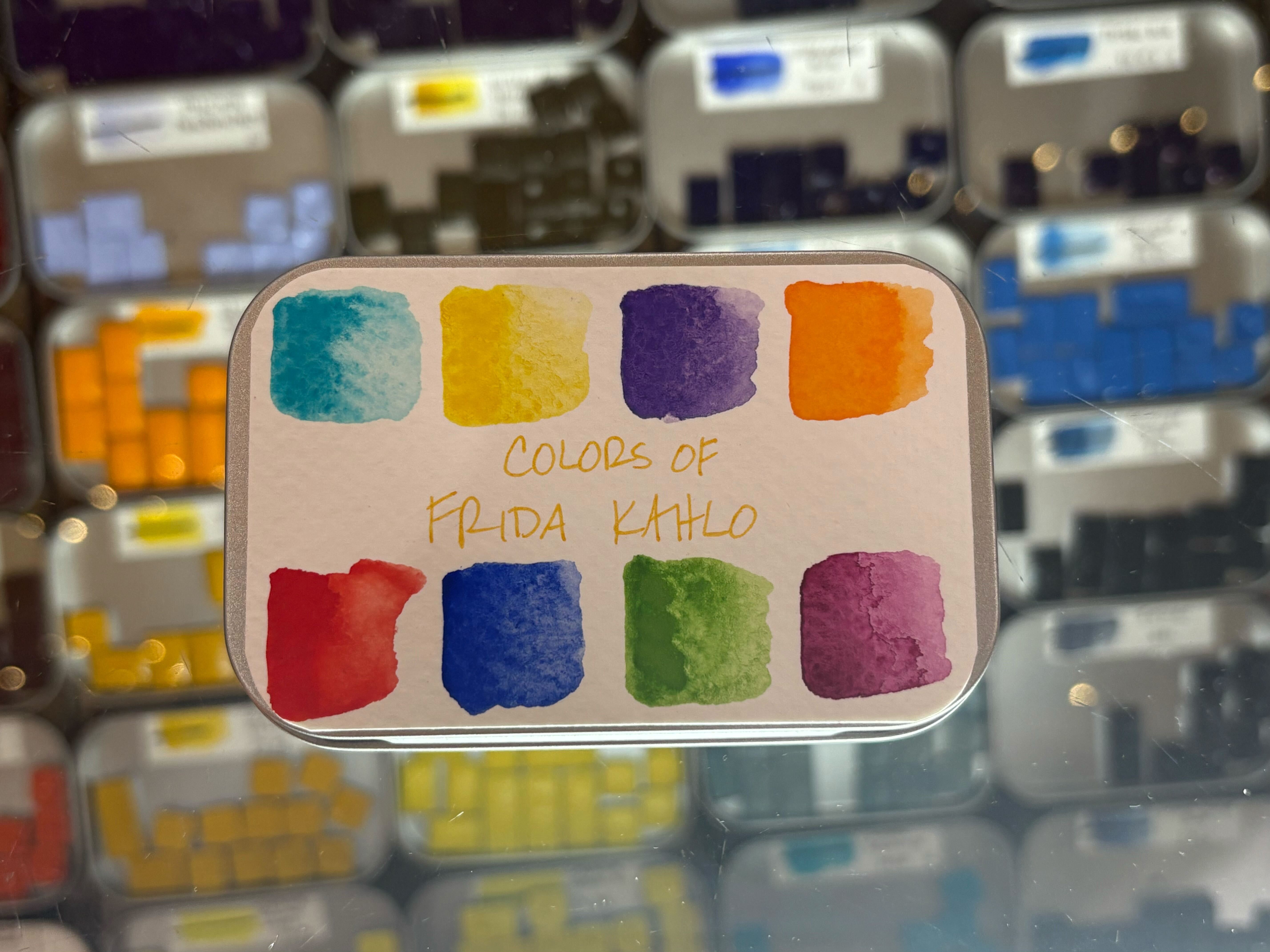 Colors of Frida Kahlo Palette | Adventure Art Eureka Springs